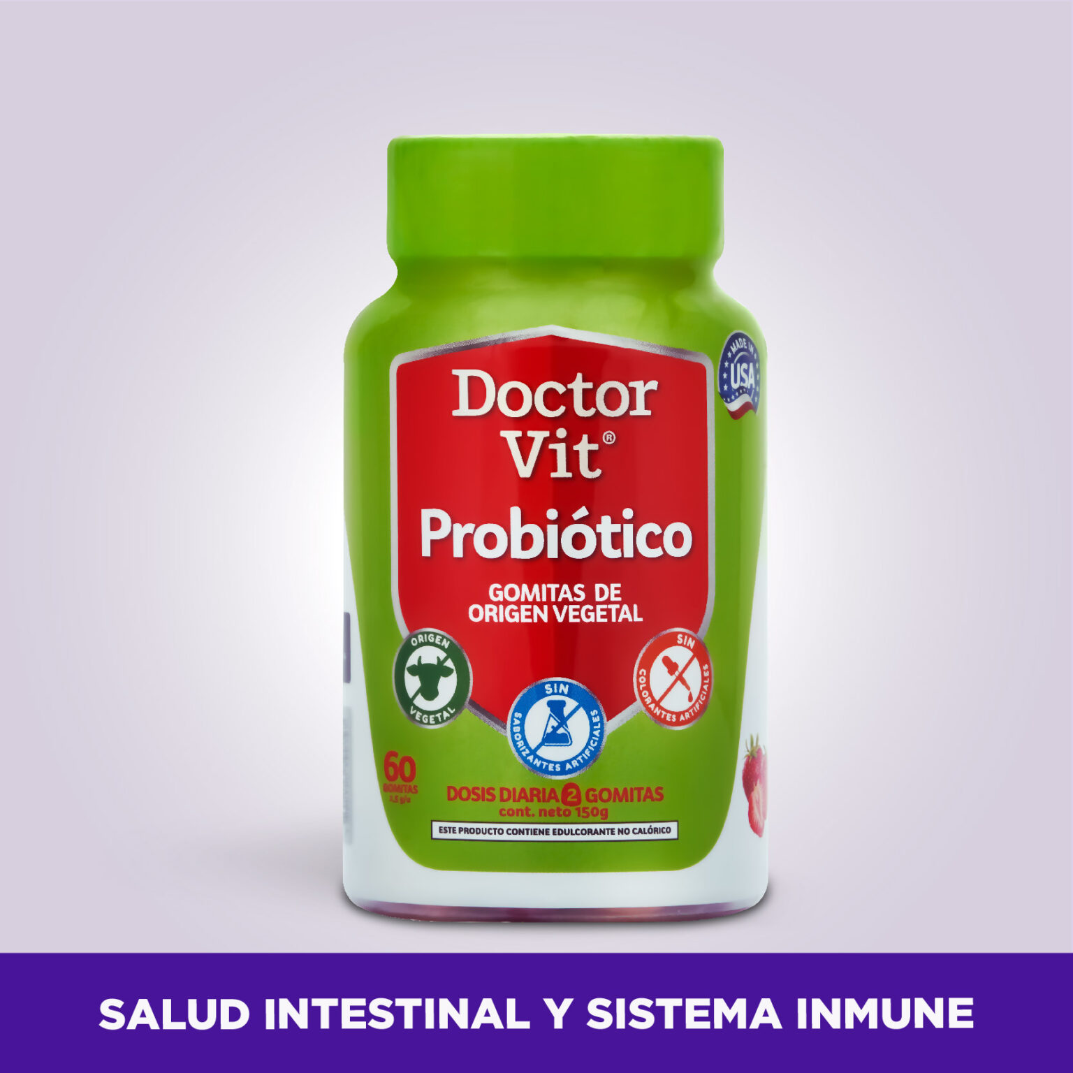 Dr. Vit Probiótico Adulto gomitas x 60 – Arcamia es bienestar