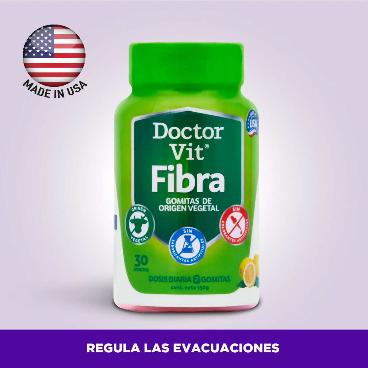 Doctor Vit Fibra Adulto 30 gomitas – Arcamia es bienestar