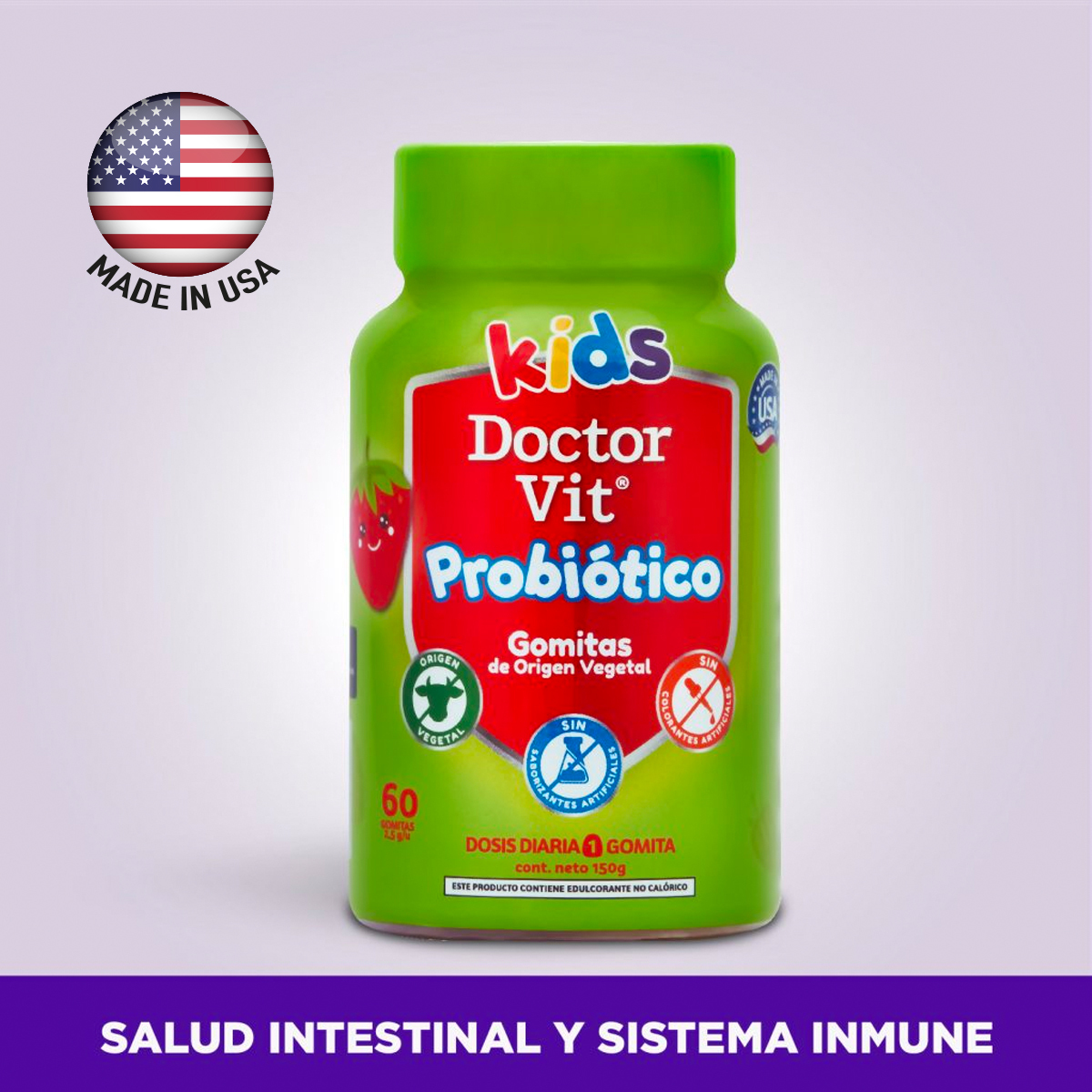 Dr. Vit Probiótico Niños 60 gomitas – Arcamia es bienestar